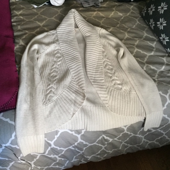 Mossimo Supply Co. | Sweaters | Mossimo Ivory Open Cardigan | Poshmark